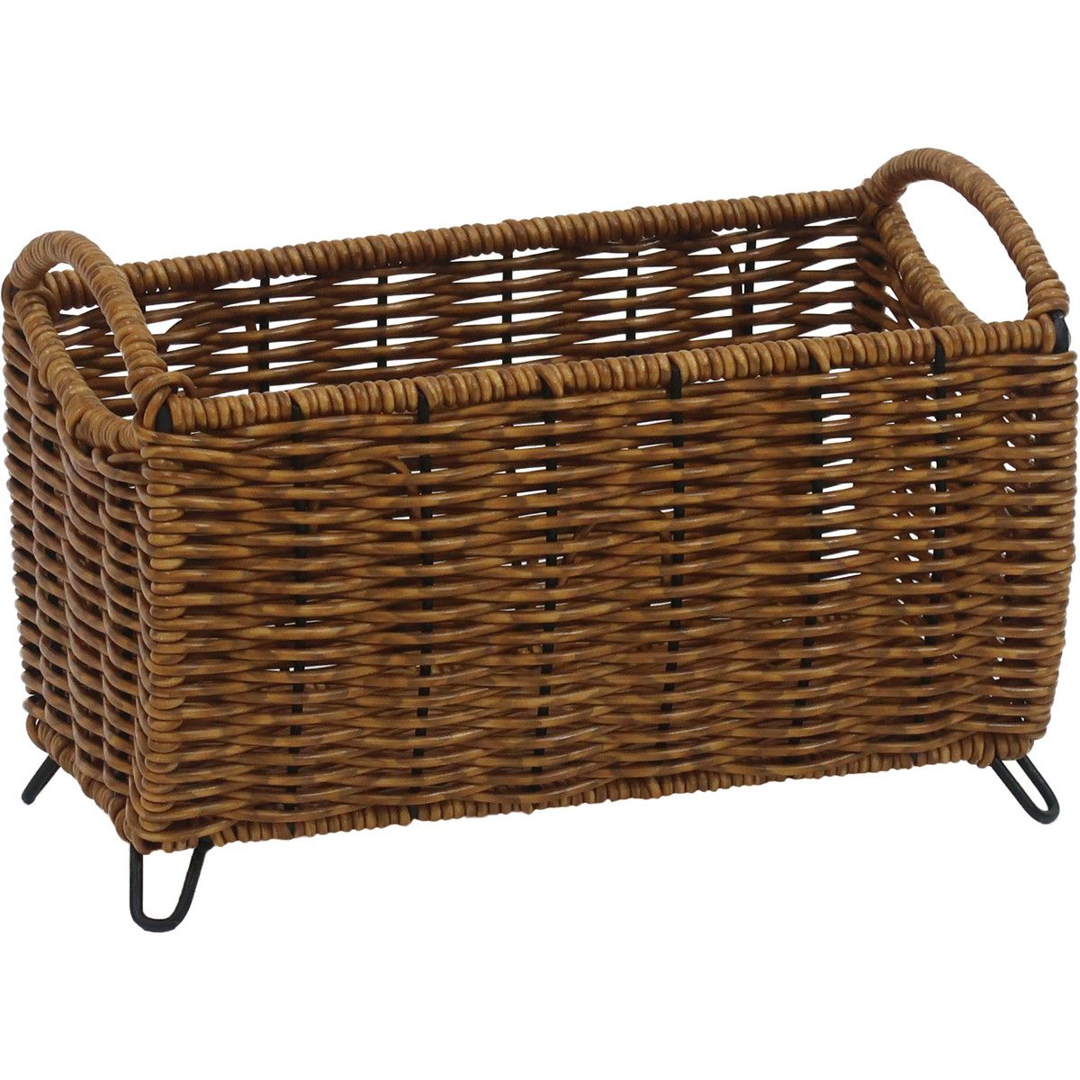 【楽天市場】クレエ/ユティルロングポットカバー S/92540038【07】 花器、リース 花かご・フラワーバスケット フェイク素材バスケット ...