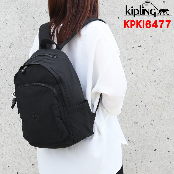 【楽天市場】Kip Kipling キプリング バッグ KPKI6477 P391 ブラック リュック バックパック DELIA 男女兼用 ab-60524 ブランド：ハナハナプラザ