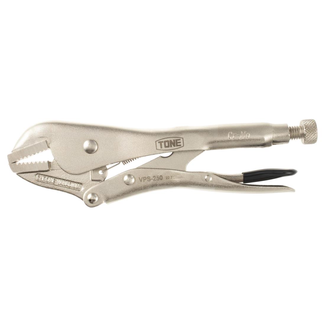 【楽天市場】トネ(TONE) グリッププライヤ(直線あご) VPS-250 全長231mm：hanamaru01楽天市場店