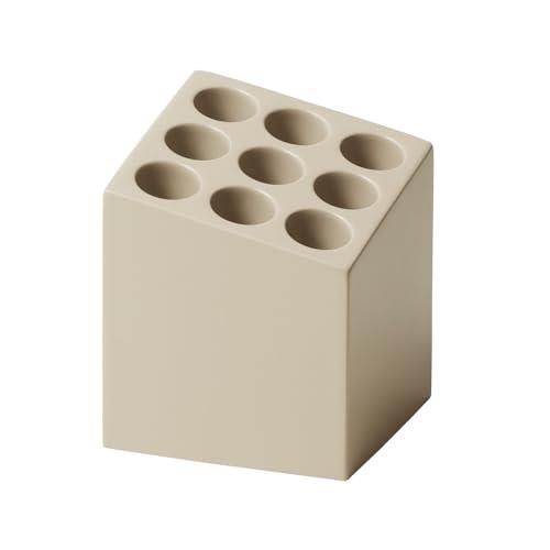 【楽天市場】ideaco(イデアコ) 傘立て マット ベージュ 9本挿し CUBE(キューブ)：hanamaru01楽天市場店