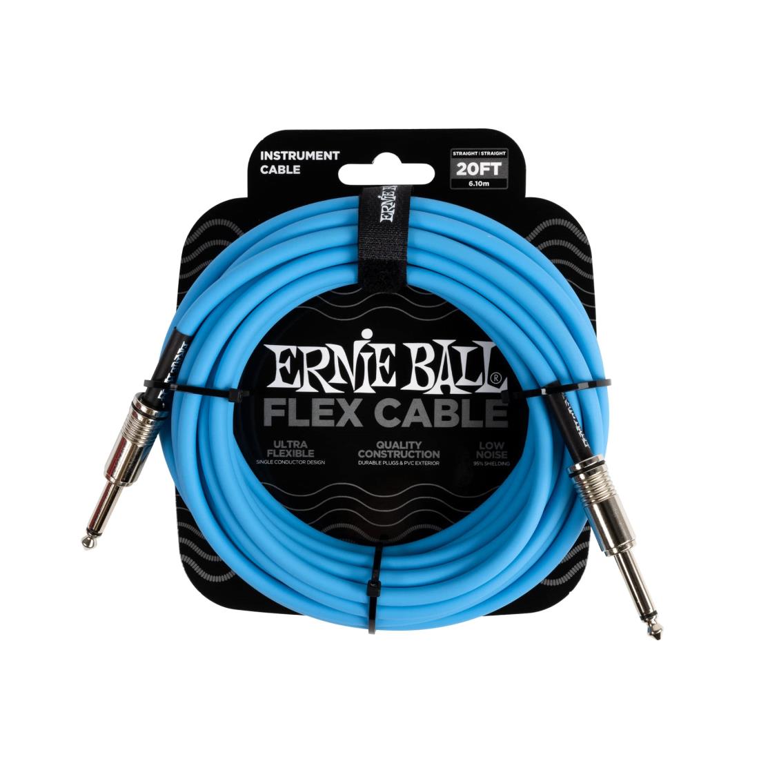 【楽天市場】【正規品】 ERNIE BALL 6417 楽器用シールド ケーブル 20フィート FLEX INSTRUMENT CABLE 6 ...