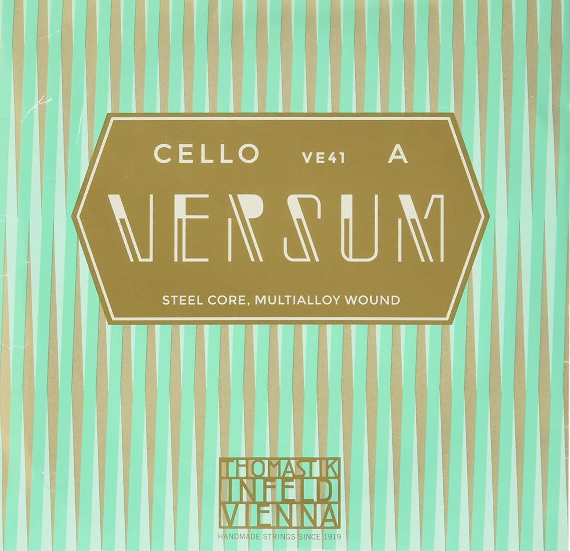 【楽天市場】THOMASTIK VERSUM バーサム チェロ弦 A線 スチールコア 4/4 マルチアロイ巻 VE41：hanamaru01楽天市場店