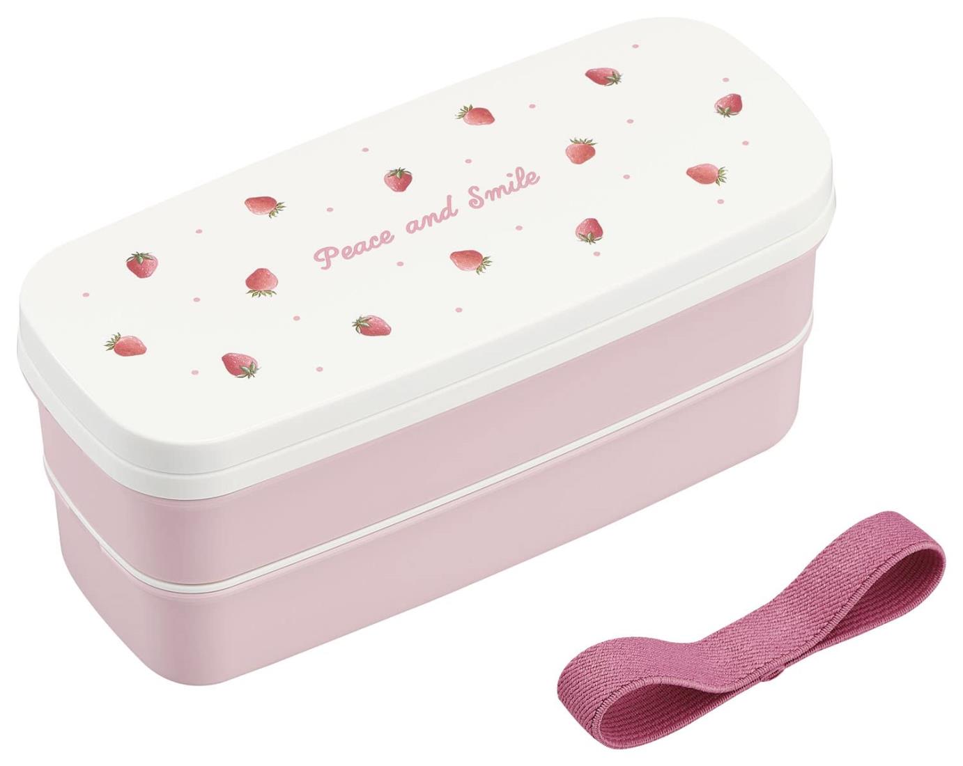 【楽天市場】OSK ランチボックス二段 Peace and Smile PW-28K：hanatomori楽天市場店