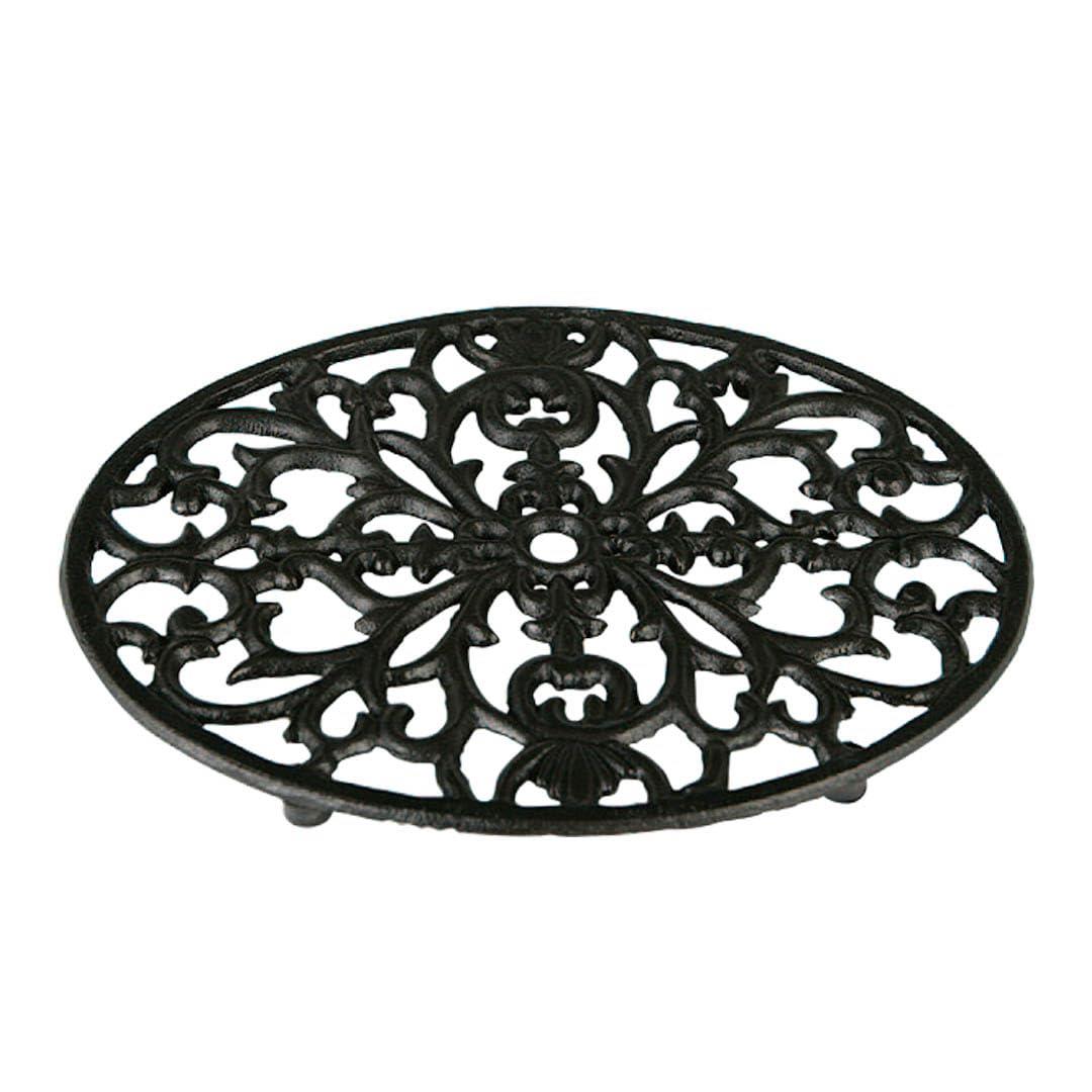 【楽天市場】ダルトン(Dulton) 鍋敷き オーバル トリベット アンティークブラック 高さ15×幅240×奥行180mm OVAL TRIVET ANTIQUE BLACK S315 ...