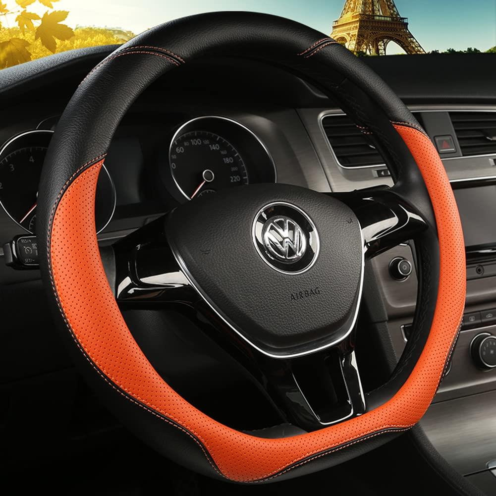 【楽天市場】TATACLEA 車用 ハンドルカバー 軽自動車 本革 ステアリングカバー D型 38cm 滑りにくい 耐久 グリップ感上等 四季汎用 おしゃれ 握り心地よい ステアリングカバー ...