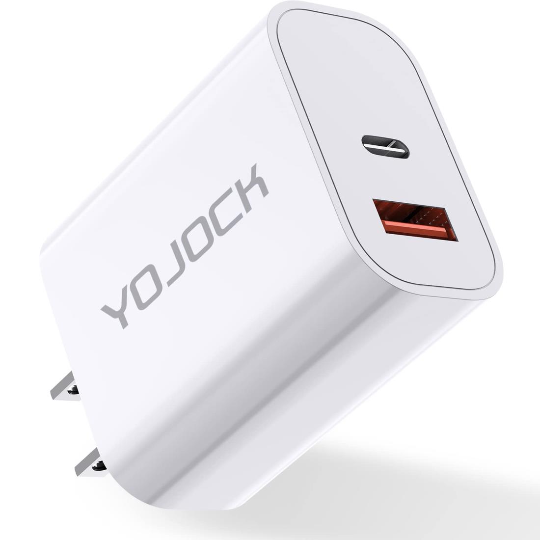 【楽天市場】YOJOCK PD 充電器 20W USB充電器 Type-C PD＆QC3.0対応 急速充電器 2ポート USB-A USB-C ACアダプター【PD＆QC3.0対応 PSE認証 ...