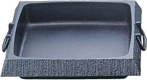 【楽天市場】岩鋳 Iwachu すき焼き鍋 石庭角(大) 黒焼付 内寸24×24cm IH対応 南部鉄器 20027：hanatomori楽天市場店