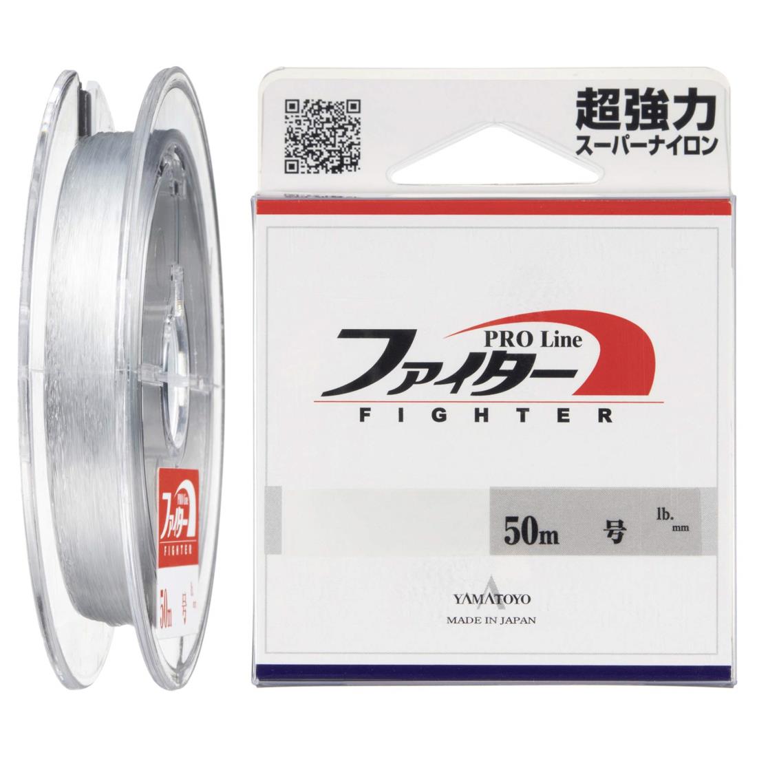 【楽天市場】ヤマトヨテグス(YAMATOYO) ハリス ファイター ナイロン 50m 2号 10lb クリア：hanatomori楽天市場店