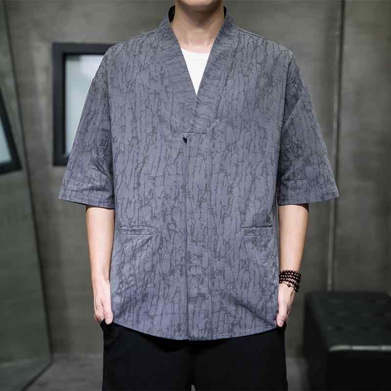 【楽天市場】夏 薄手 半袖 シャツ メンズ Vネック 重ね着 ポケット ゆったり カジュアル レトロ エスニック シンプル 柔軟性 個性的 ...