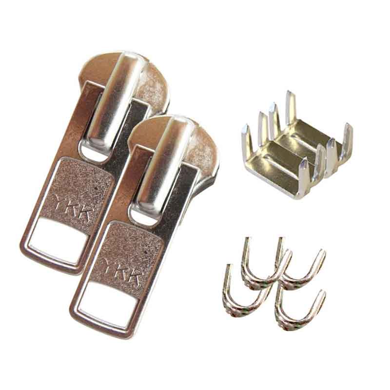 【楽天市場】YKK 10M 10号金属ファスナー用スライダー2個 上止め4個付き下止め2個セット：毛糸と手芸の店 カネコヤ