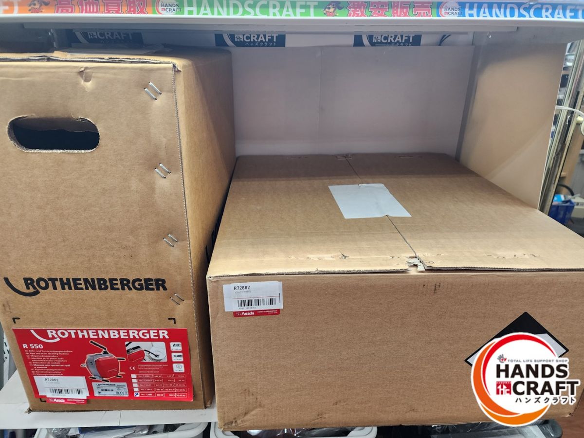 【楽天市場】♪【未使用】アサダ ROTHENBERGER R-550 ドレンクリーナー R72862 100V 50-60Hz PCワイヤ仕様 ...