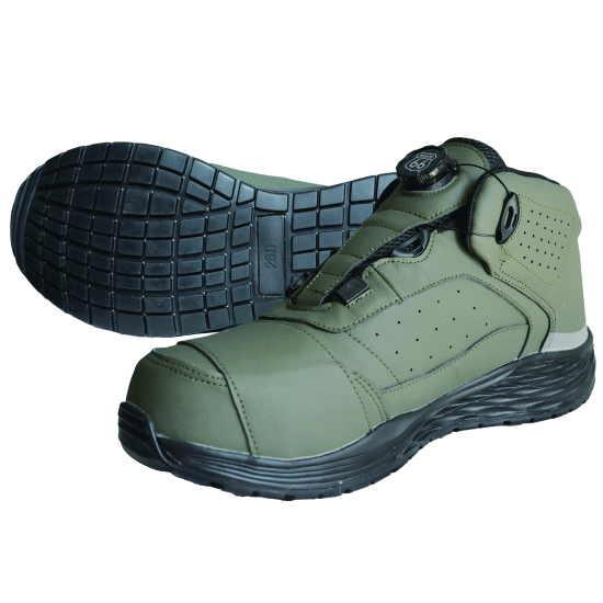 【楽天市場】送料込 富士手袋工業 ルート66/ROUTE66 くるぶしガード ダイヤル安全スニーカー 66-46 オリーブ：ハンシン RK ...