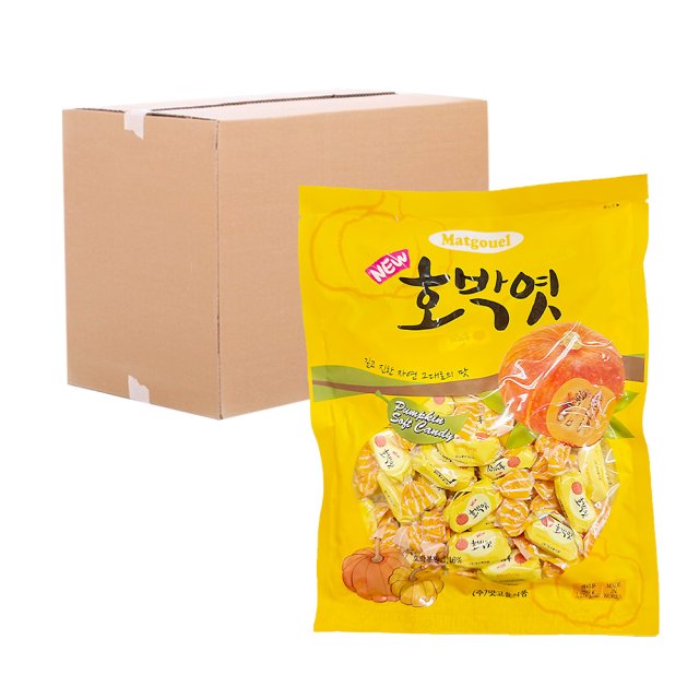 【楽天市場】【Matgouel】カボチャキャンディー 300g 1箱(10個)《韓国食品 韓国お菓子 韓国土産 お米 お菓子 伝統キャンディ ...