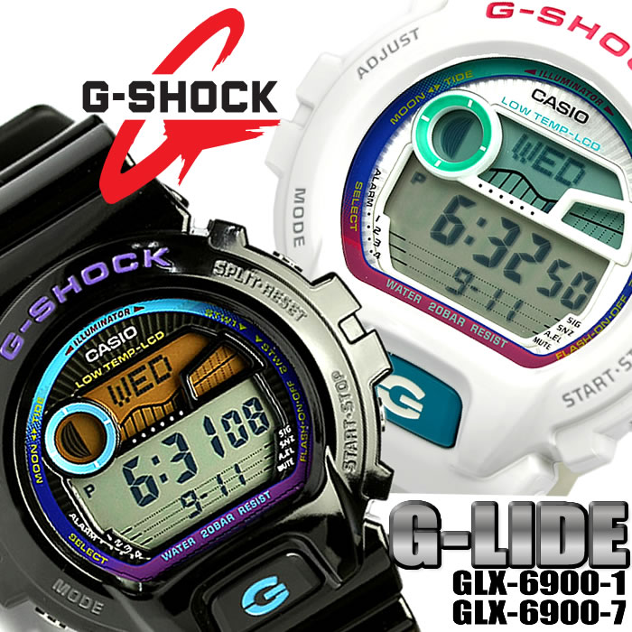 【楽天市場】CASIO カシオ G-SHOCK Gショック 腕時計 GLX-6900-1DR GLX-6900-7DR G-LIDE Gライド ...