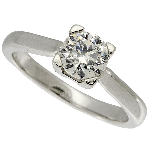 【楽天市場】送料無料・返品可♪ハリーウィンストン HWロゴ ダイヤ0.72ct E/VS1/VG リング PT950 12号 新品仕上げ済み♪【中古】：ハッピーブランド