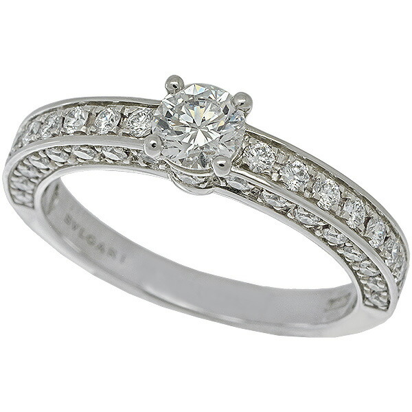 【楽天市場】送料無料・返品可♪ブルガリ デディカータ･ア･ヴェネチア ダイヤ0.42ct/D/VVS2/EX リング PT950 9号 新品仕上げ済み♪【中古】：ハッピーブランド