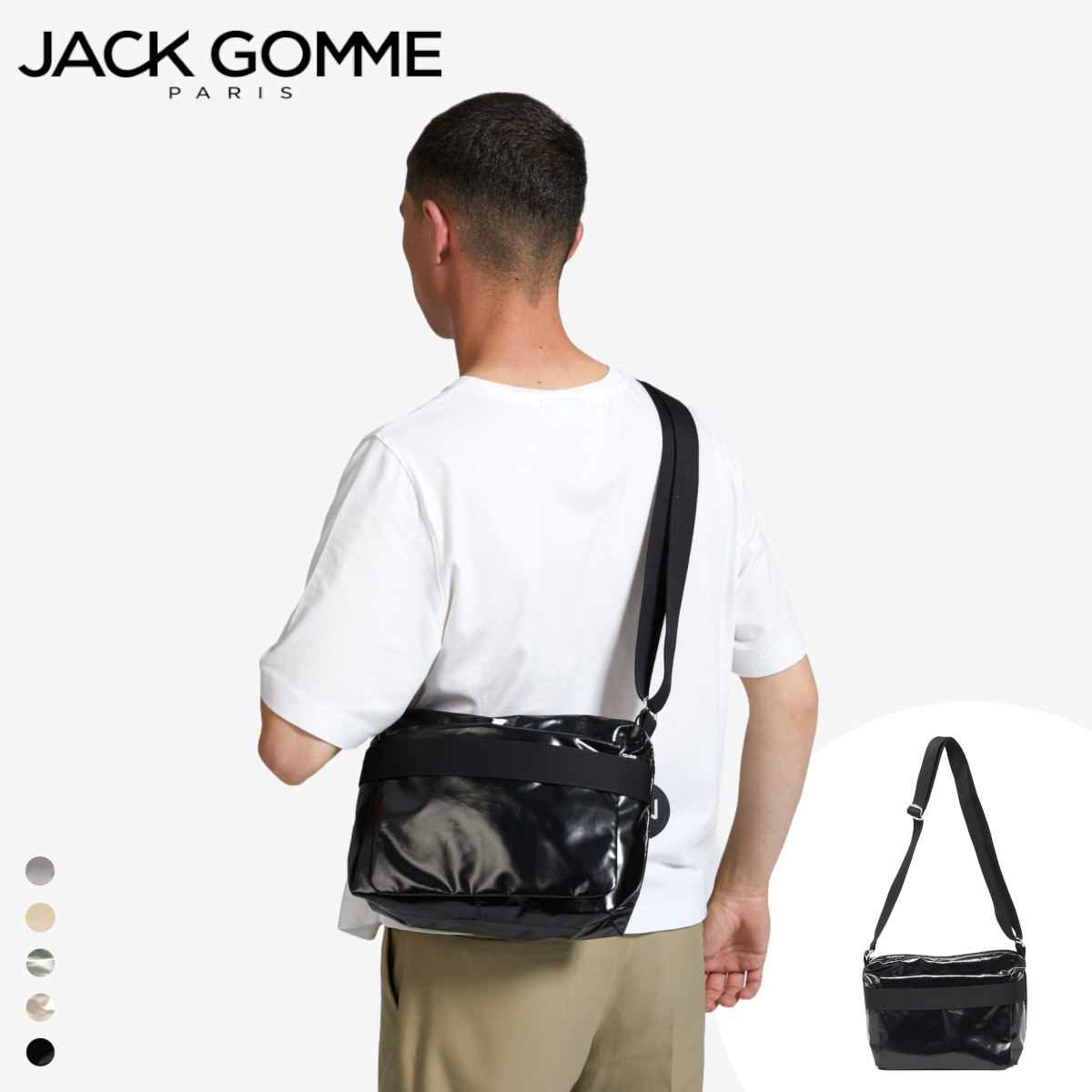 【楽天市場】JACK GOMME ジャックゴム 1870 RIGA リガ 260g Light ライト ショルダー バッグ 斜め掛け フランス ...