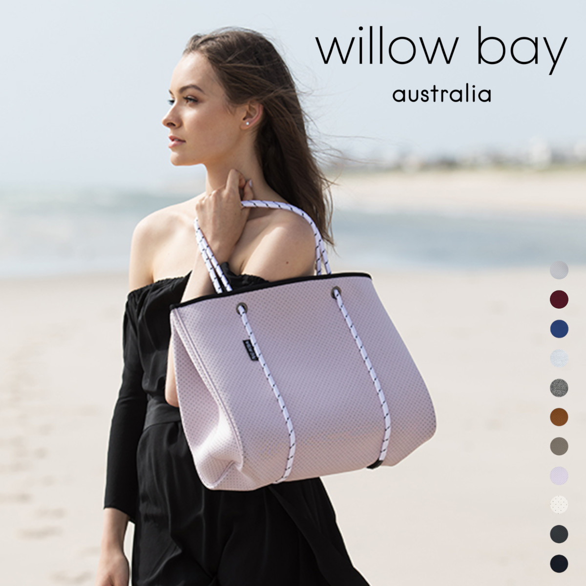 【楽天市場】≪正規代理店 / 保証付≫ WILLOW BAY ウィローベイ DAYDREAMER デイドリーマー Neoprene Tote Bag ネオプレン トート バッグ ウェットスーツ ...