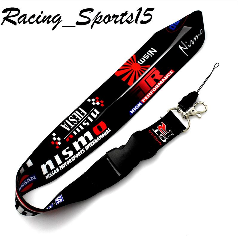 【楽天市場】NISSAN NISMO GT-R Lanyard Neck Cell Phone Key Chain Strap キーチェン ...