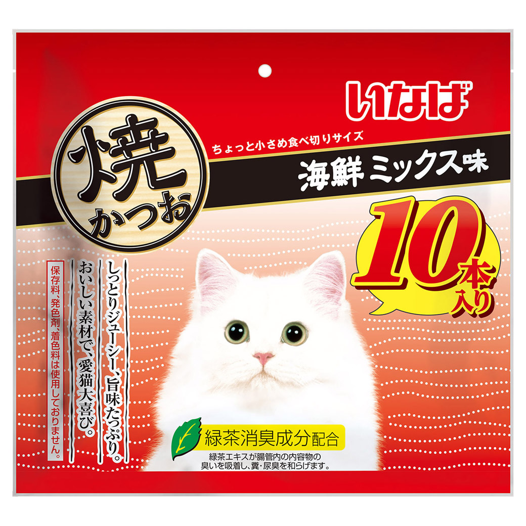 【楽天市場】【マラソン10%OFFクーポン】いなば 焼かつお 海鮮ミックス味【賞味期限 20261031】：ハッピーベル 楽天市場店