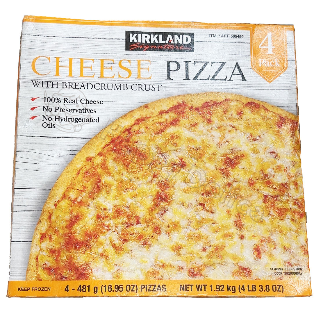 【楽天市場】【大容量 直径約28cm×4枚入】フローズン チーズピザ 1.92kg カークランドシグネチャー 惣菜 パーティー 食品 冷凍【Costco コストコ】：Happy Delica