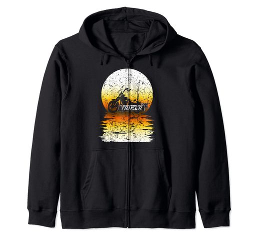 【楽天市場】TRIKE、MOTORCYCLE TRIKE、BIKE、BIKER、FUN ジップパーカー：Happy night Rainbow