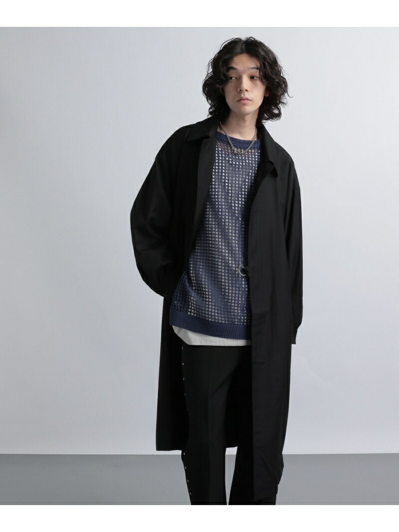 【楽天市場】【SALE／50%OFF】(M)タイロッケンライトコート HARE ハレ ジャケット・アウター ステンカラーコート ブラック ...