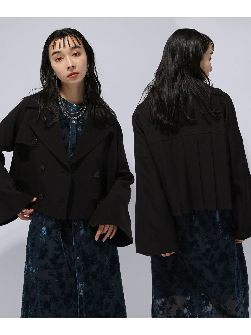 【楽天市場】(W)バックプリーツトレンチJK HARE ハレ ジャケット・アウター トレンチコート ベージュ ブラック【送料無料 ...