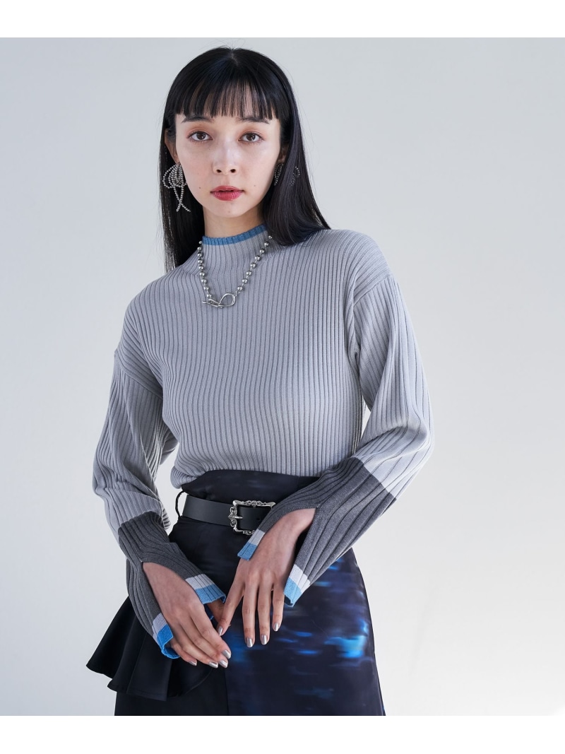 【楽天市場】2WAYハイショクリブニット HARE ハレ トップス ニット グレー レッド ブラック【送料無料】[Rakuten Fashion]：HARE／ハレ