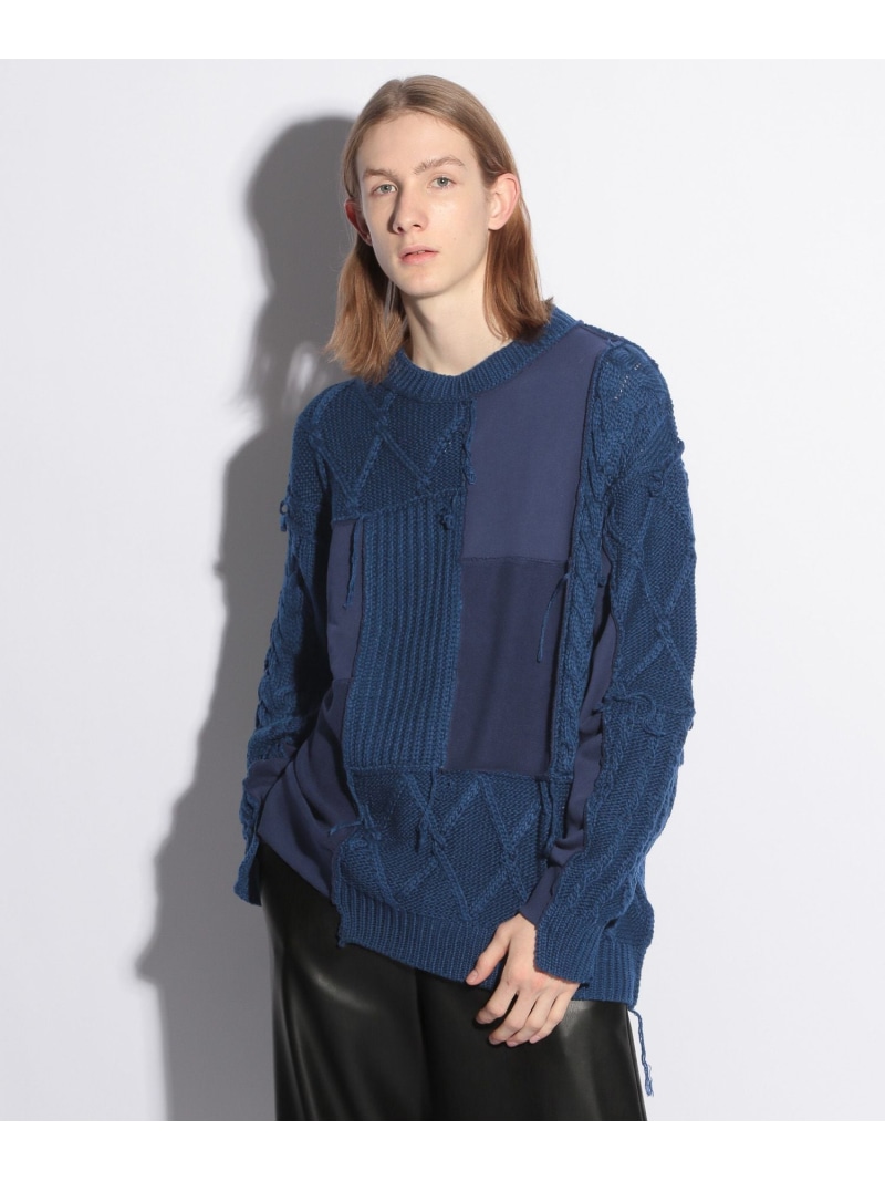 【楽天市場】【SALE／29%OFF】OVERニットドッキングスウェット HARE ハレ トップス スウェット・トレーナー ブラック ブルー ...