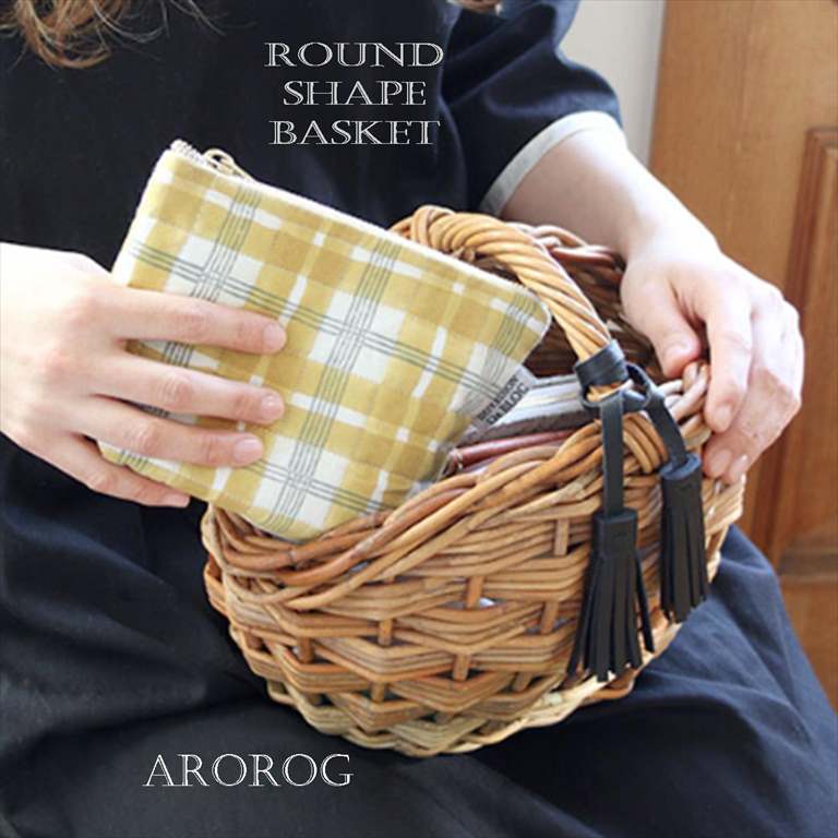 【楽天市場】THE AROROG ラウンドシェイプかごバッグ ラタン ミニバッグ ハンドバッグ 編みバッグ 大人可愛い 上品 タッセル付き 籐 ...
