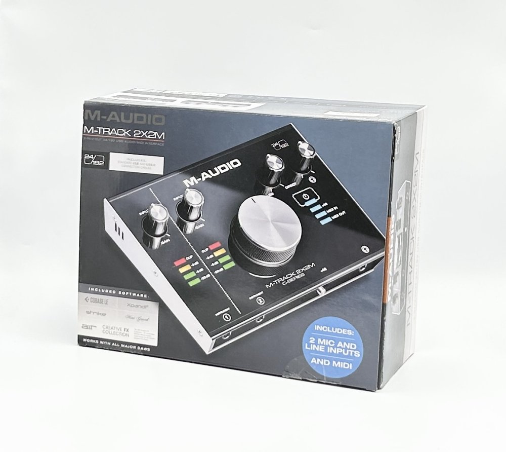 【楽天市場】中古 M-Audio 24bit/192kHz USB オーディオMIDIインターフェイス M-Track 2X2M：ハリソン