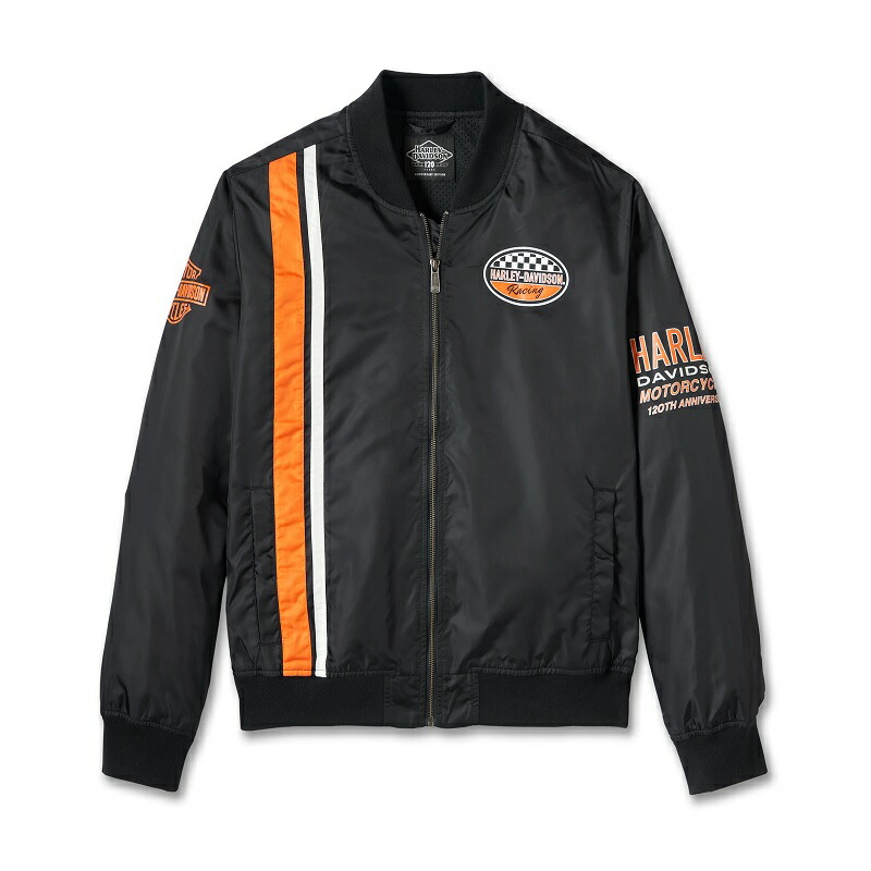 【楽天市場】HARLEY-DAVIDSON 純正（ハーレーダビッドソン）メンズ 120周年記念モトジャケット_97555-23VM ...