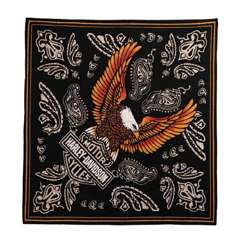 【楽天市場】HARLEY-DAVIDSON 純正（ハーレーダビッドソン）ウィメンズ クラシックイーグルバンダナ_97828-23VW ...