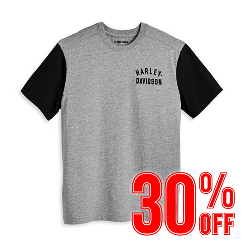 【楽天市場】HARLEY-DAVIDSON 純正（ハーレーダビッドソン）メンズ ステープル カラーブロックTシャツ_96046-23VM ...