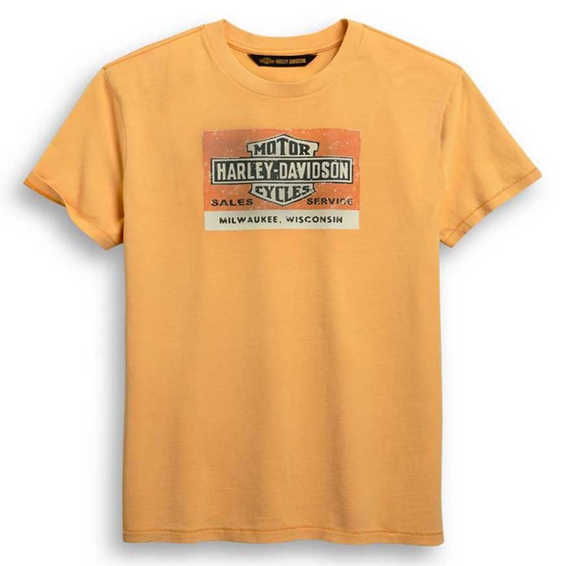 【楽天市場】HARLEY-DAVIDSON 純正（ハーレーダビッドソン）メンズ Sale & Serviceロゴ半袖Tシャツ_96428 ...