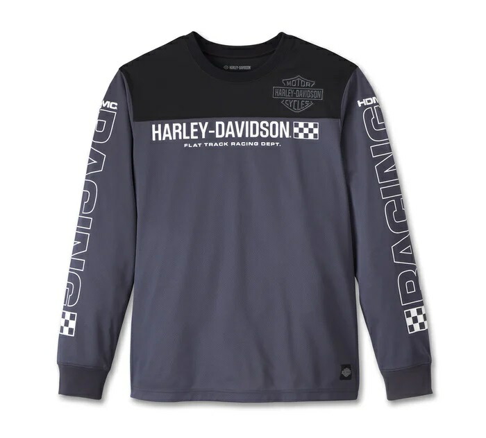 【楽天市場】HARLEY-DAVIDSON 純正（ハーレーダビッドソン）メンズブルーブレイズロングスリーブレーシングジャージ _96441 ...