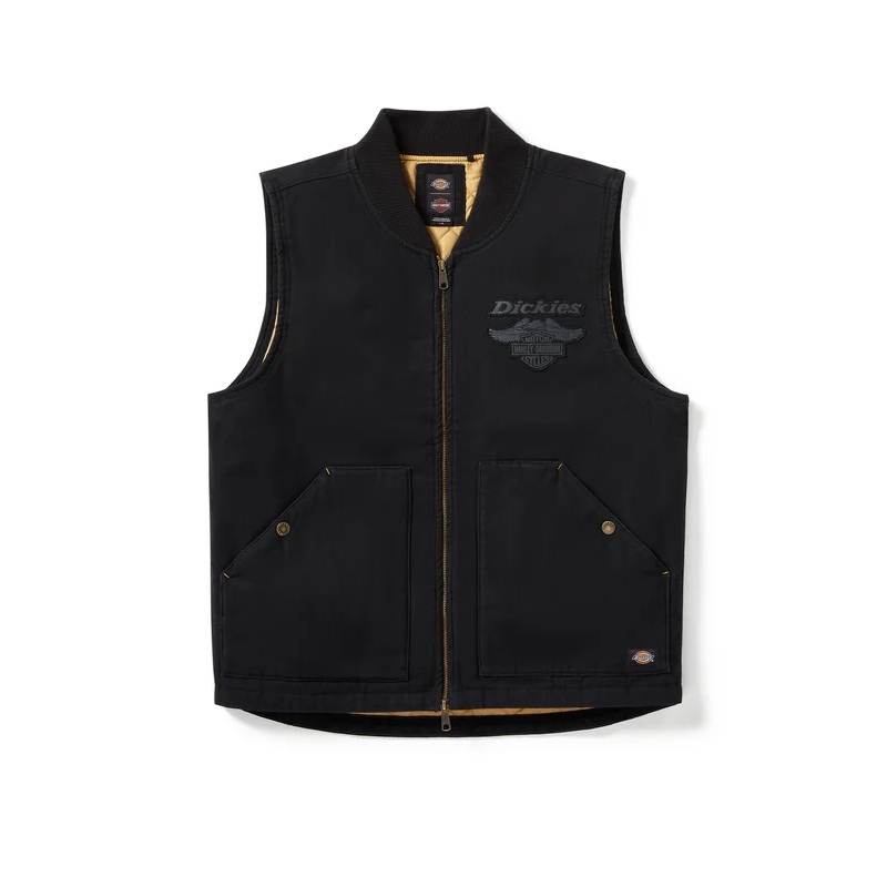 【楽天市場】HARLEY-DAVIDSON 純正（ハーレーダビッドソン）メンズ Dickies x H-D キルティングキャンバスベスト ...