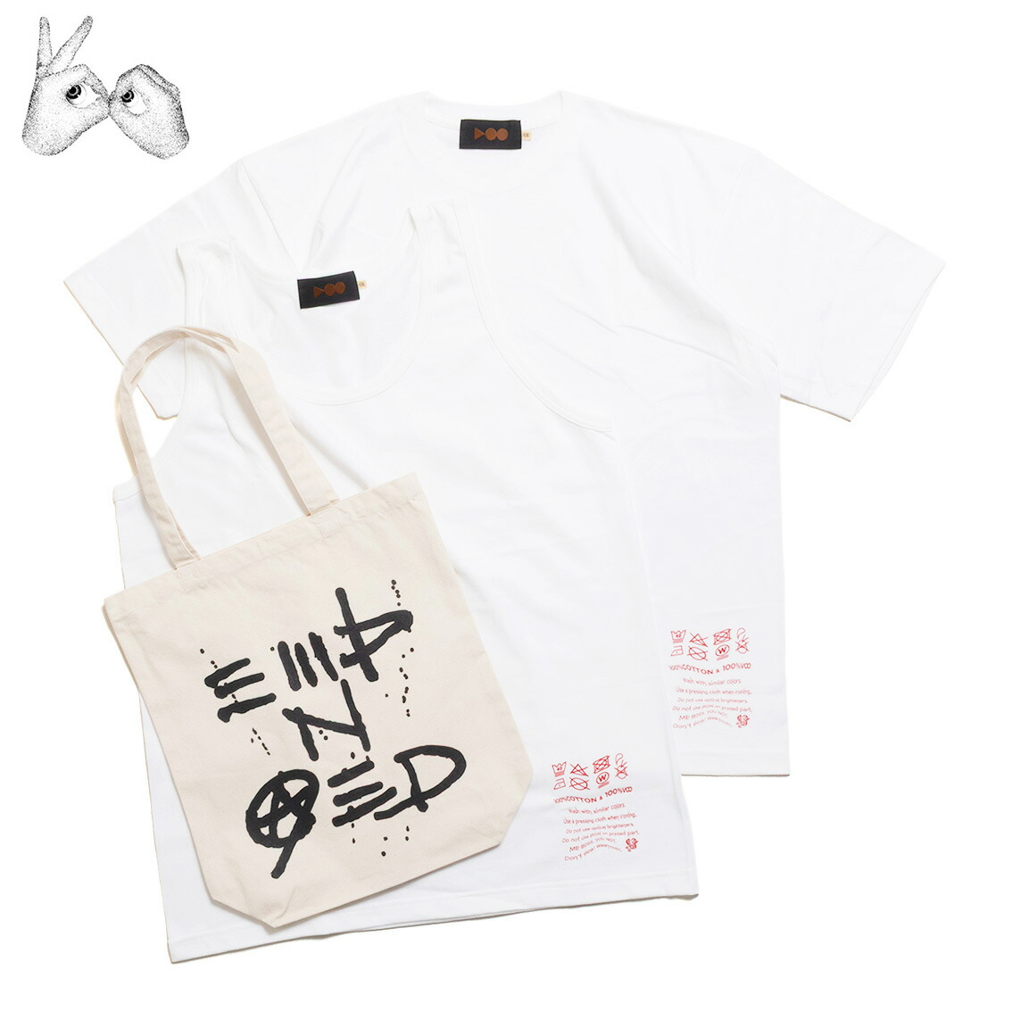 【楽天市場】VOO ヴォー SUMMER TRILOGY 3点セット Tシャツ タンクトップ トートバッグ VOO-SPG-167 ホワイト ...