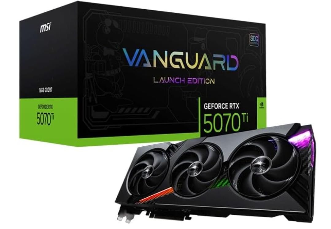 【楽天市場】【新品】MSI GeForce RTX 5070 Ti 16G VANGUARD SOC LAUNCH EDITION ...