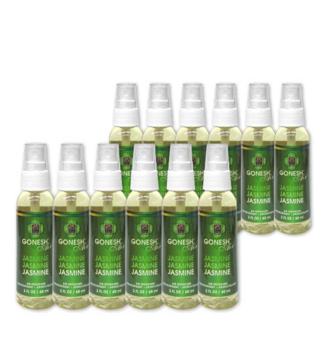 【楽天市場】GONESH SPRAY JASMINE 12PCS / ガーネッシュ スプレー ジャスミン 12個セット / AIR ...