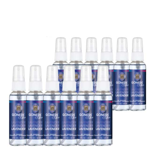 【楽天市場】GONESH SPRAY LAVENDER 12PCS / ガーネッシュ スプレー ラベンダー 12個セット / AIR ...