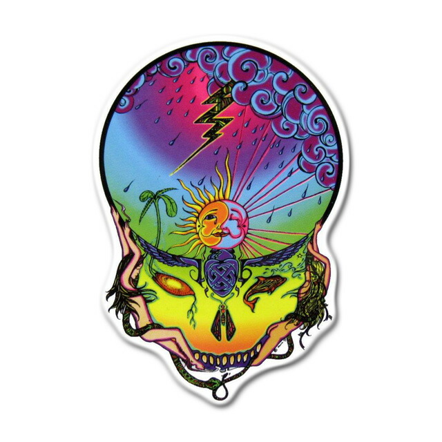 【楽天市場】GRATEFUL DEAD SUN & RAIN SYF STICKER / グレイトフルデッド サン&レイン SYF ステッカー ...