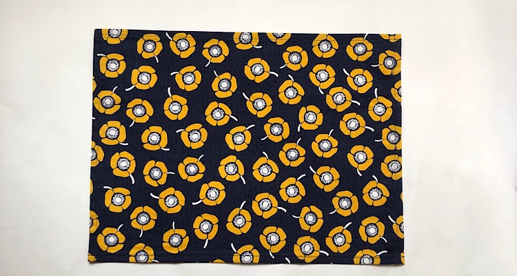 【楽天市場】【lefua_hand made】現品限り！ ハンドメイド ランチョンマット 30×40cm ヴァオッコー紺：手仕事雑貨 月のしずく