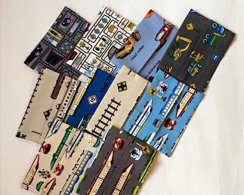 【楽天市場】【lefua_hand made】【入園・入学に】ポケットティッシュケース・外ポケット付 乗り物柄：手仕事雑貨 月のしずく