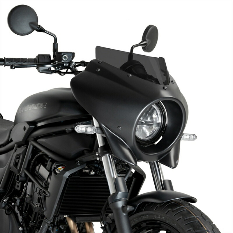 【楽天市場】バイクパーツ 外装プーチ セミフェアリング ミラージュ SPORT マッドブラック/ダークスモーク ELIMINATOR 500 24- /ELIMINATOR 400 24 ...