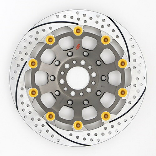 【楽天市場】バイク用品 ブレーキ クラッチSUNSTAR BRAKE サンスター プレミアムR 右 φ320 YZF-R1MES107WR ...