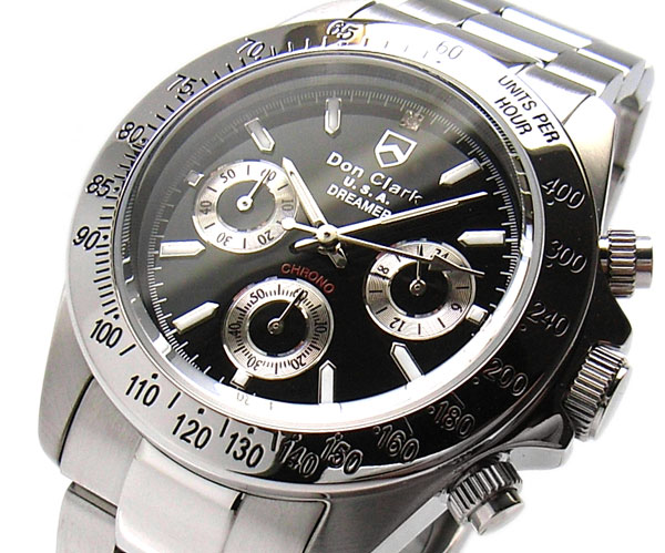 【楽天市場】【期間中 2000円割引 クーポンあり 】Don-Clark U.S.A スポーツクロノグラフ [腕時計]：腕時計のセレクト ...