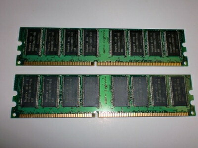 【楽天市場】【中古】 Buffalo DD400-512MB×2互換品 PC3200（DDR400）DDR SDRAM 184Pin DIMM ...