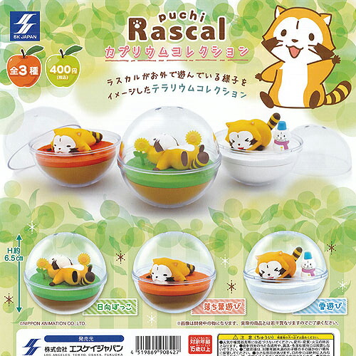 【楽天市場】エスケイジャパン あらいぐまラスカル Puchi Rascal カプリウムコレクション 全3種セット：ハビコロ・トイ